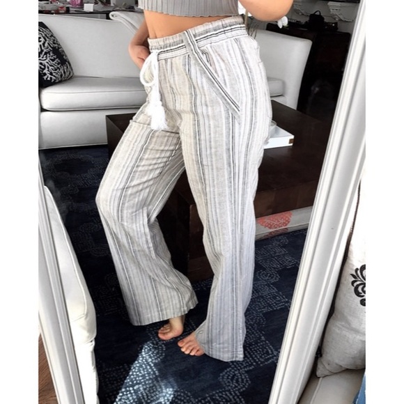 Jolt | Pants & Jumpsuits | Jolt Striped Beach Lounge Wide Leg Pants ...